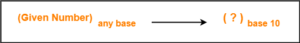 Convert to Base 10 | Number System Conversions | Gate Vidyalay